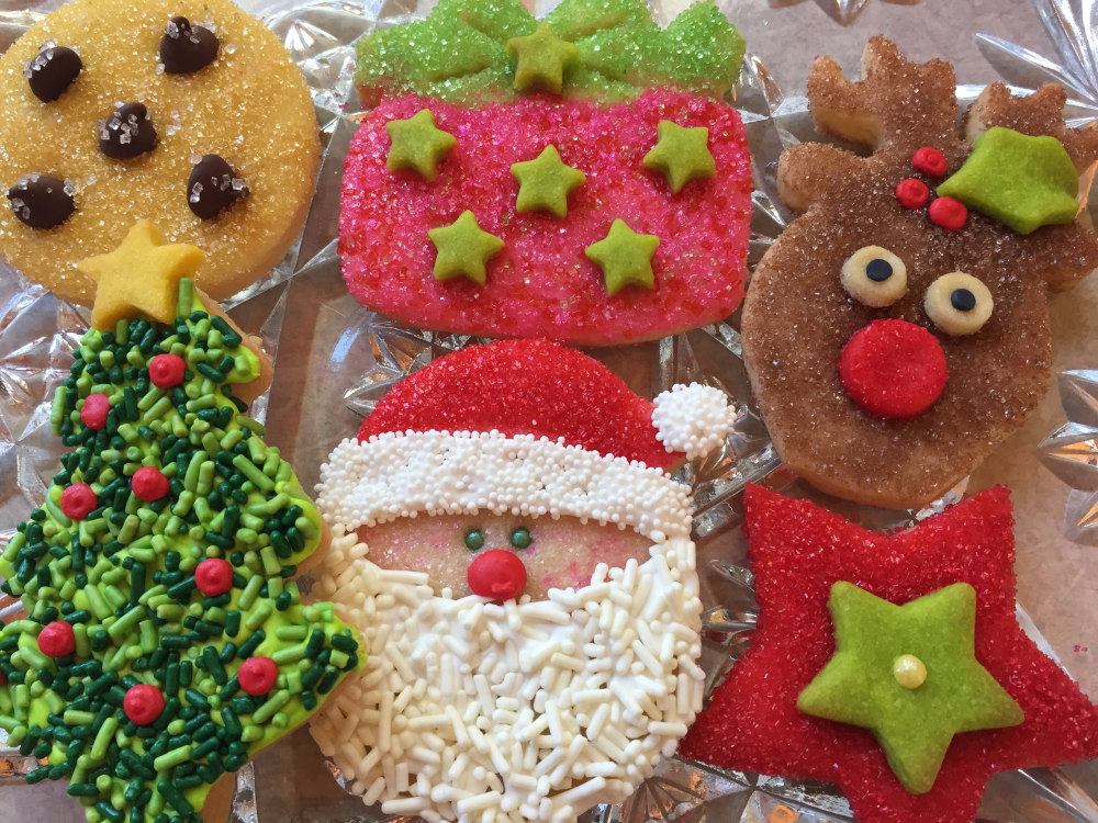 Christmas Cookies For Santa | Plate of sugar cookies for Santa for sale ...