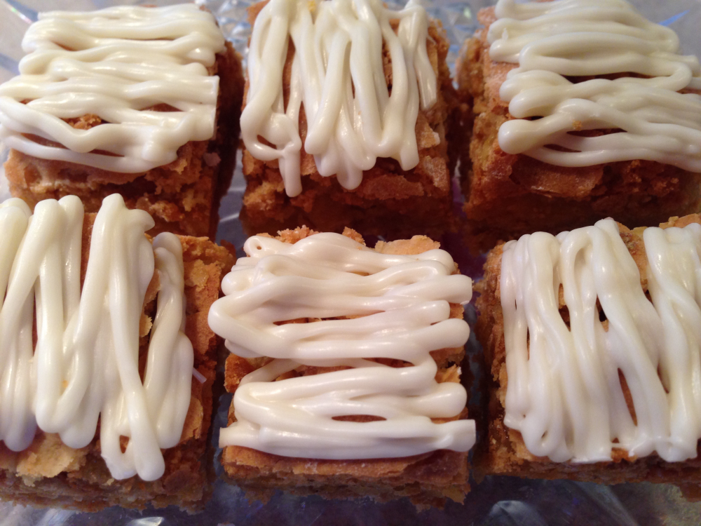 Oatmeal Scotchie Bars | Cookies From Scratch